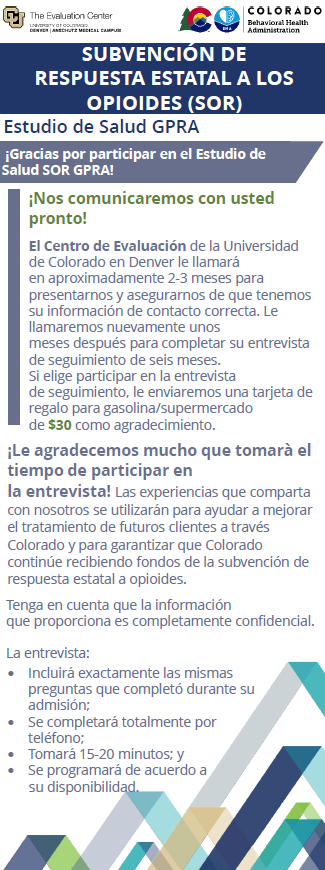 Provider Resources | SOR Colorado - Evaluation